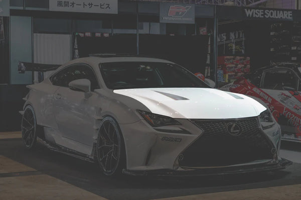 KAZAMA AUTO GT CONCEPT VENTED AERO BONNET LEXUS RC350 / RC300 / RC200t ...