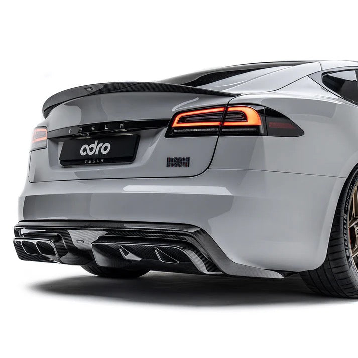 ADRO TESLA MODEL S PLAID PREPREG REAR DIFFUSER – Blacklist Motorsports