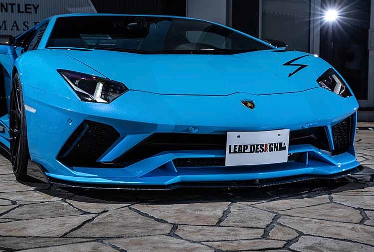LEAP DESIGN FRONT SPOILER (CARBON) FOR LAMBORGHINI AVENTADOR LP740-4S ...
