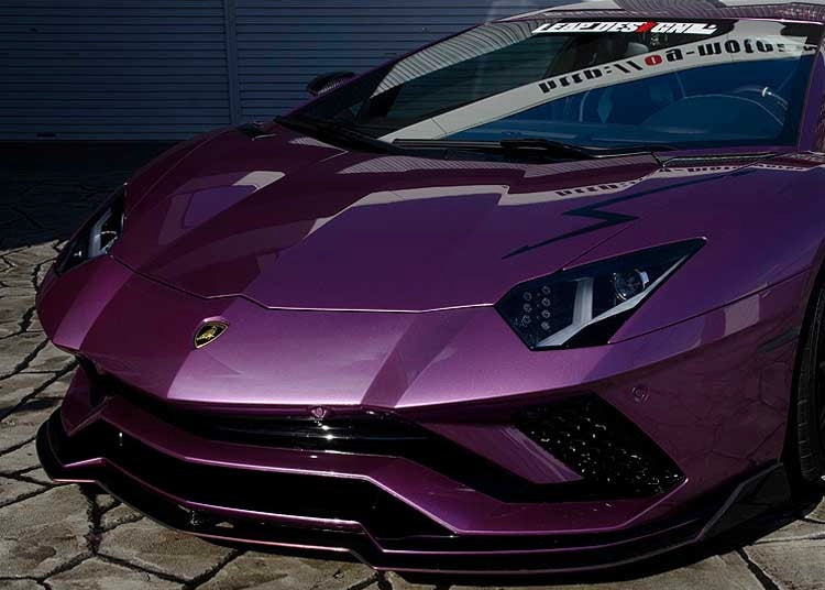 LEAP DESIGN FRONT SPOILER (FRP) FOR LAMBORGHINI AVENTADOR LP740-4S ...