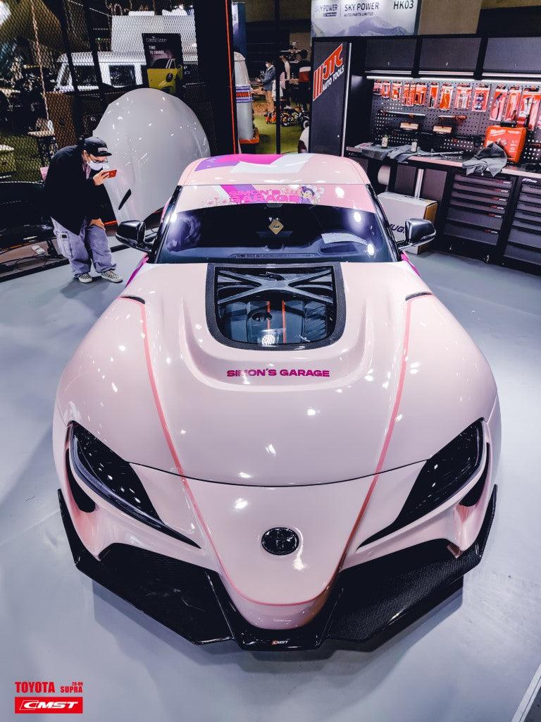 CMST TUNING CARBON FIBER & FRP FTI CONVERSION KIT HOOD FOR TOYOTA GR S ...