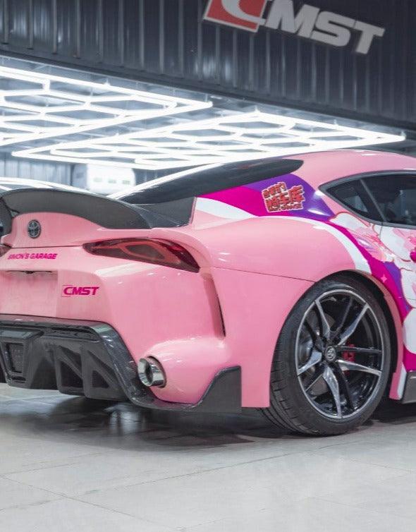 CMST TUNING CARBON FIBER & FRP FTI CONVERSION KIT REAR FENDERS FOR TOY ...