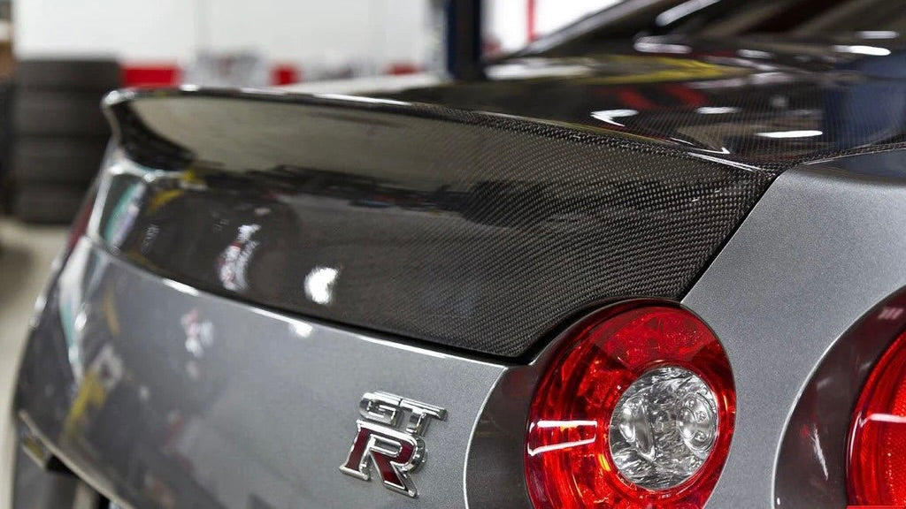 CMST TUNING CARBON FIBER DUCKTAIL STYLE TRUNK FOR GT-R GTR R35 2008-20 ...