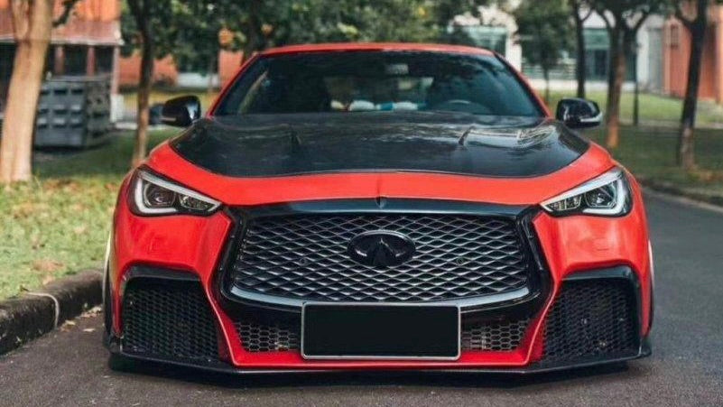 CMST TUNING CARBON FIBER FULL BODY KIT FOR INFINITI Q60 TO PROJECT BLA ...