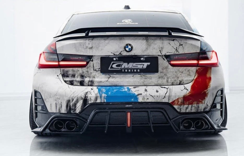 CMST TUNING CARBON FIBER REAR DIFFUSER FOR BMW 3 SERIES G20 330i M340i ...