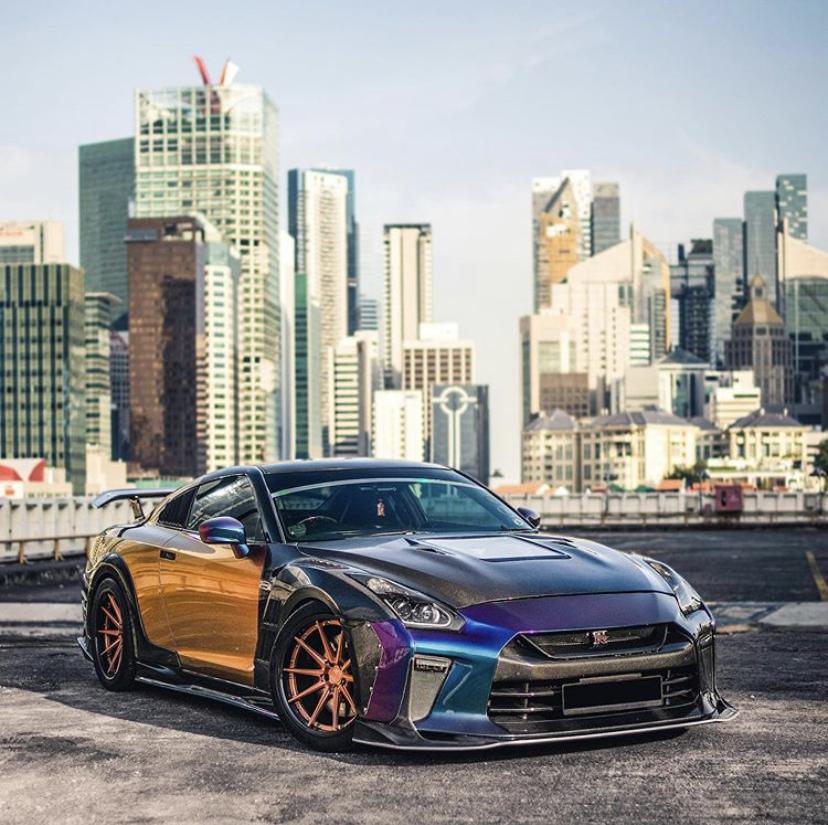 CMST TUNING NISSAN GTR GT-R R35 2008-2016 CARBON FIBER TEMPERED GLASS ...