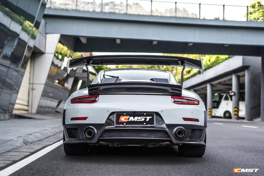 CMST TUNING CARBON FIBER & FRP GT2RS REAR TRUNK LID & WING FOR PORSCHE ...