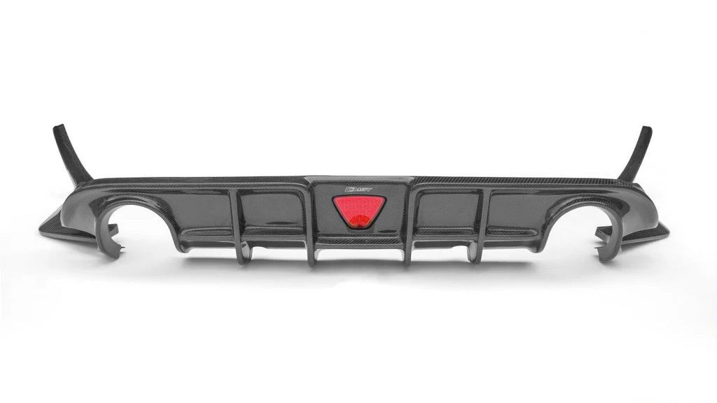 CMST TUNING CARBON FIBER REAR DIFFUSER & REAR CANARDS FOR INFINITI Q60 ...