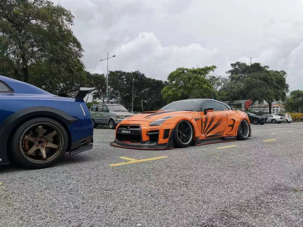 ROBOT CRAFTSMAN "GODZILLA" WIDEBODY FULL BODY KIT FOR NISSAN GTR R35 2 – Blacklist Motorsports