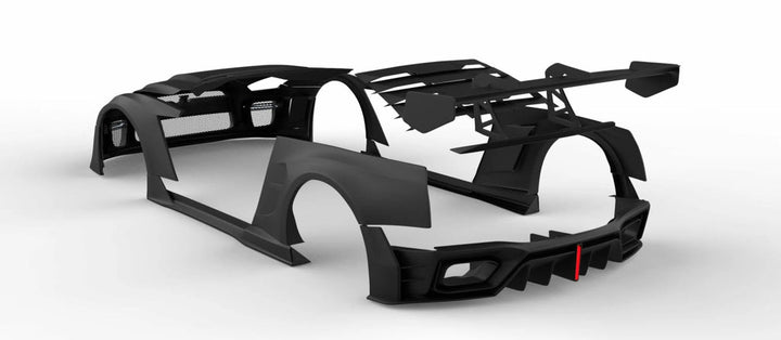 ROBOT CRAFTSMAN "GODZILLA" WIDEBODY FULL BODY KIT FOR NISSAN GTR R35 2 ...