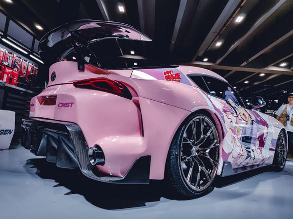 CMST TUNING CARBON FIBER FT1 CONCEPT STYLE REAR WING 90 A91 GR SUPRA ...