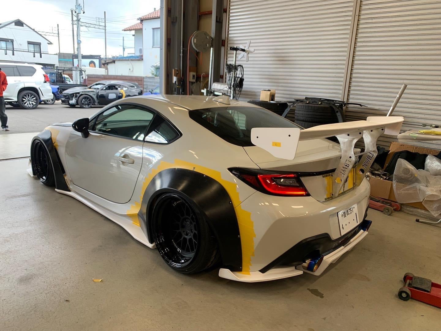 LIBERTY WALK LB★NATION WORKS COMPLETE BODY KIT FOR ZD8 / ZN8 SUBARU BR ...