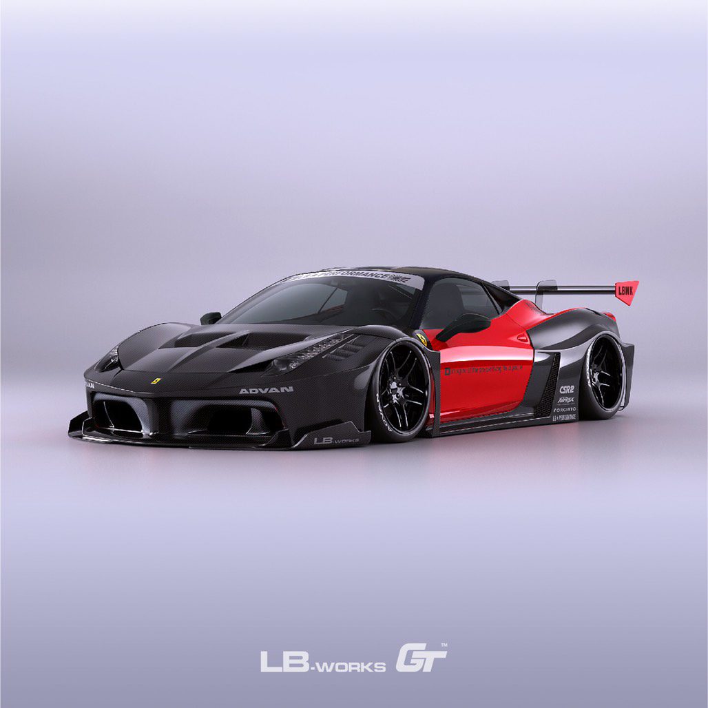 LB-SILHOUETTE WORKS FERRARI 458 GT – Blacklist Motorsports