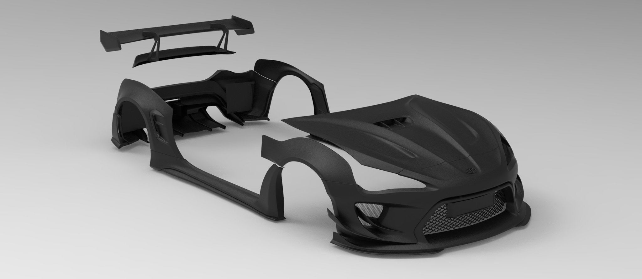 ROBOT CRAFTSMAN WIDE BODY KIT FRP W/CARBON OPTIONS - GT86 - FRS - BRZ ...