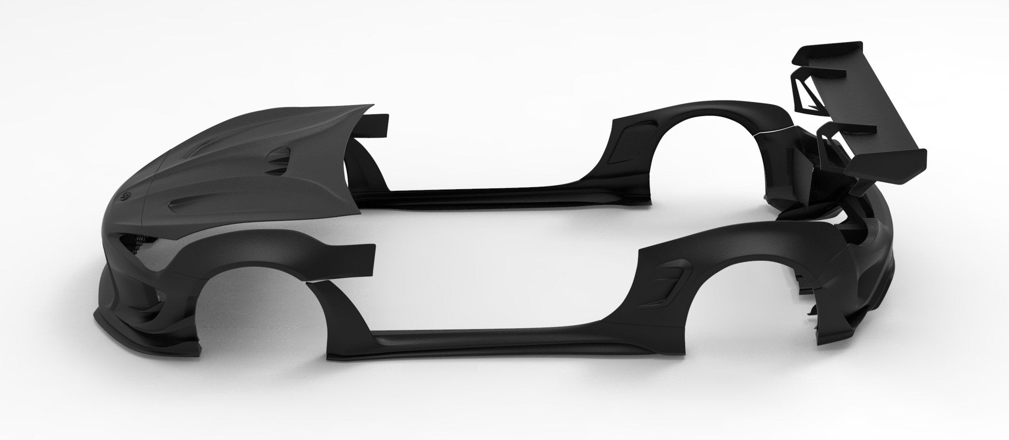 ROBOT CRAFTSMAN WIDE BODY KIT FRP W/CARBON OPTIONS - GT86 - FRS - BRZ ...